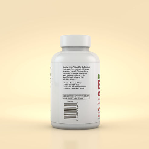 Beets Capsules | Bountiful Beets Capsules | Country Farms