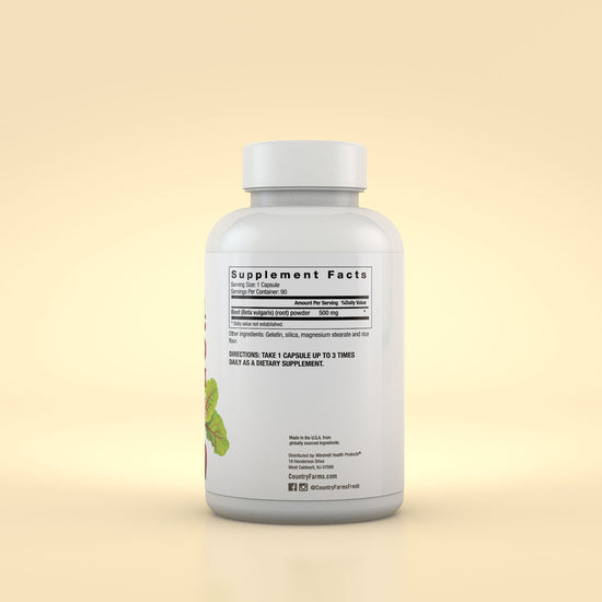 Beets Capsules | Bountiful Beets Capsules | Country Farms