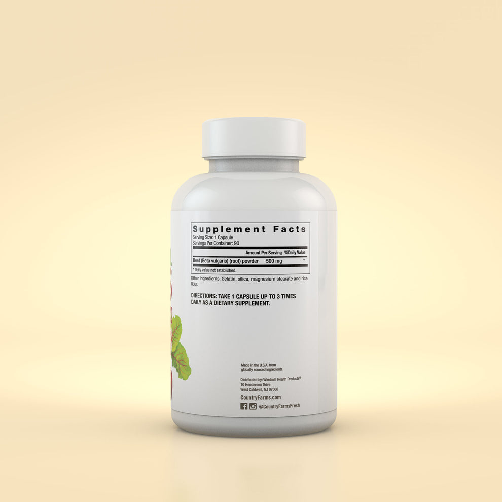 Beets Capsules | Bountiful Beets Capsules | Country Farms