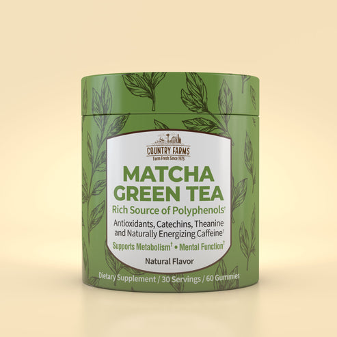 Matcha Green Tea | Green Tea Gummies | Country Farms