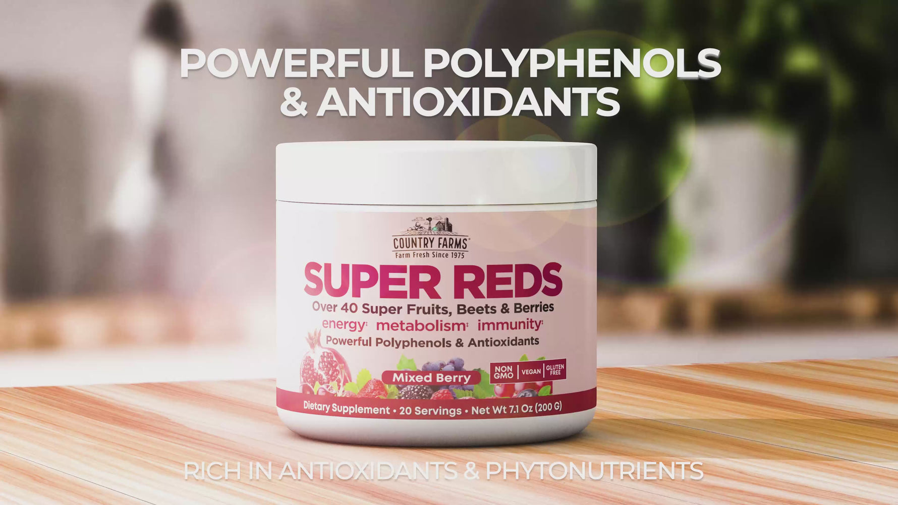 Berry Powder | Super Reds Powder | Country Farms