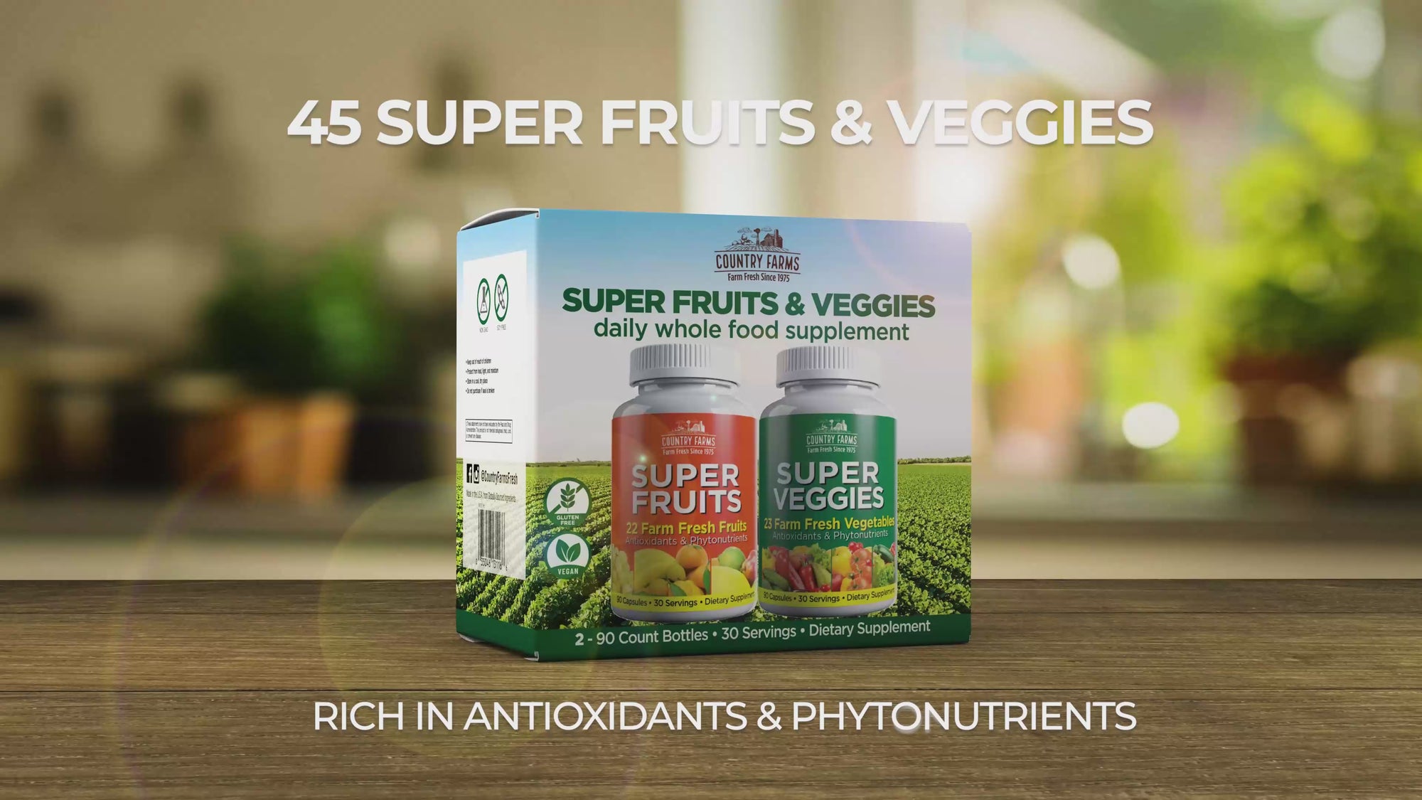 Super Fruits & Veggies Capsules Pack – Country Farms